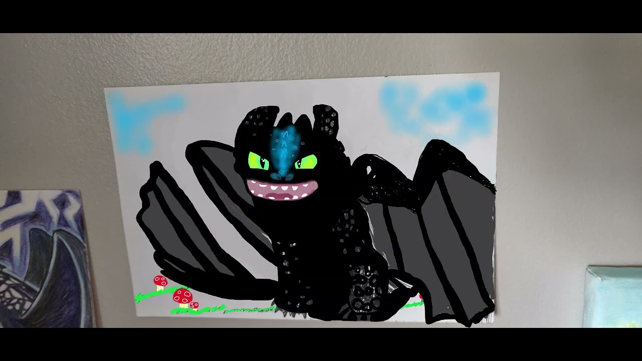 Toothless The Emotional (Short 1) Based on my Art - YouTube
