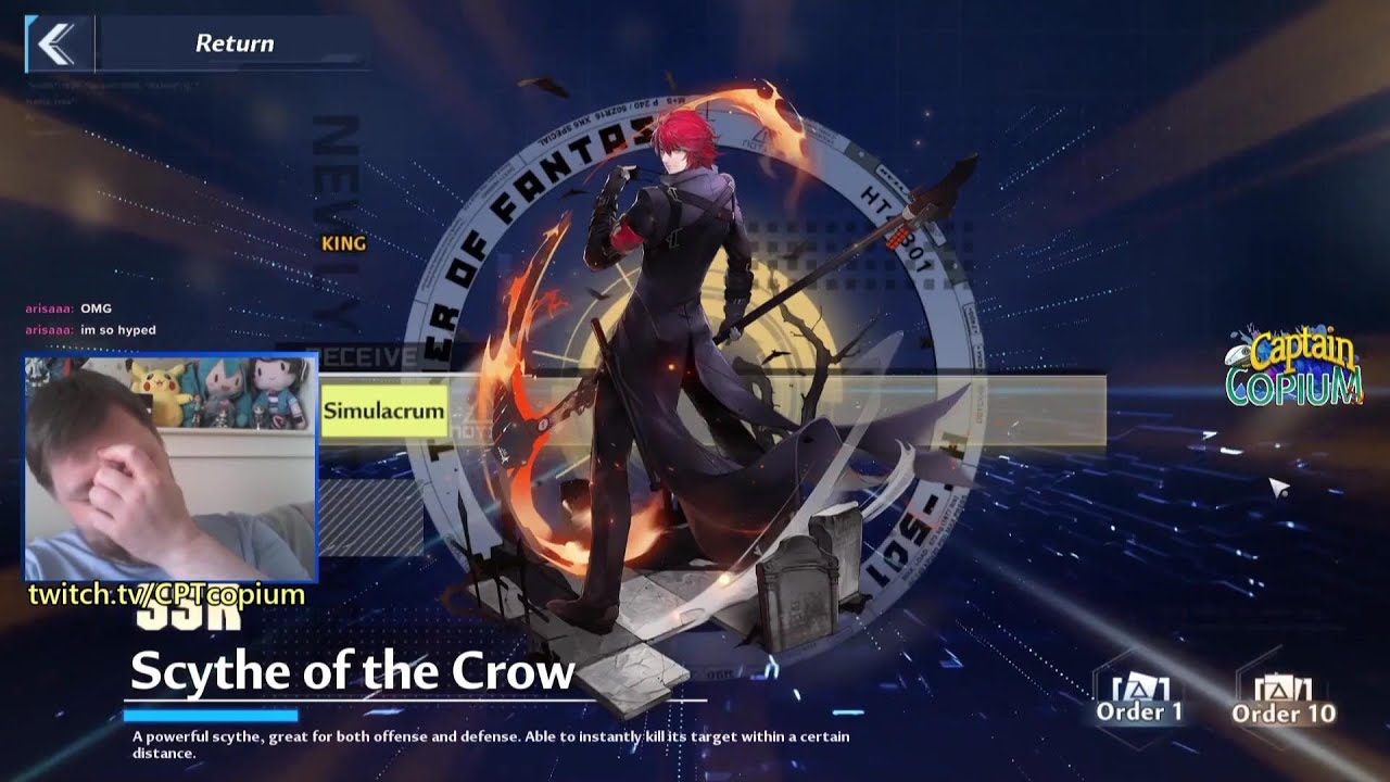 SSR King Scythe of the Crow gameplay, first impressions, reaction ...