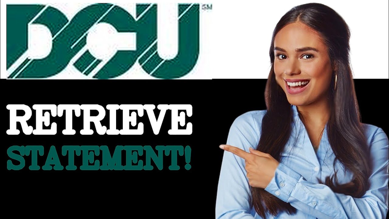 How To Get DCU Bank Statement (2025) - YouTube