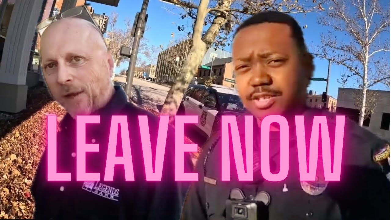OFFICER GETS OWNED WHEN BARKING ORDERS - YouTube