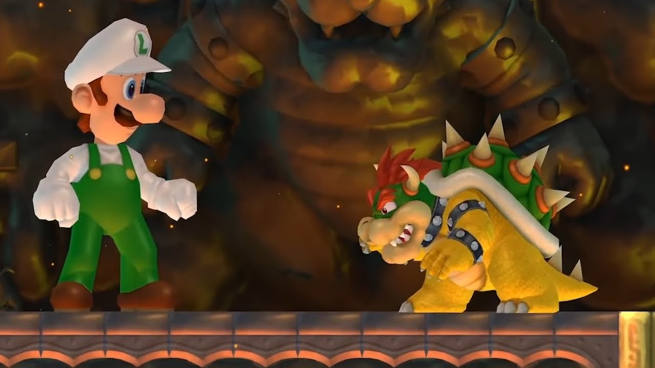 Giant New Super Mario Bros. Wii Luigi - Walkthrough - #08 - YouTube