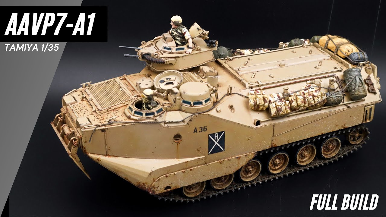 AAVP7A-A1 Tamiya 1/35 scale model build タミヤ - YouTube