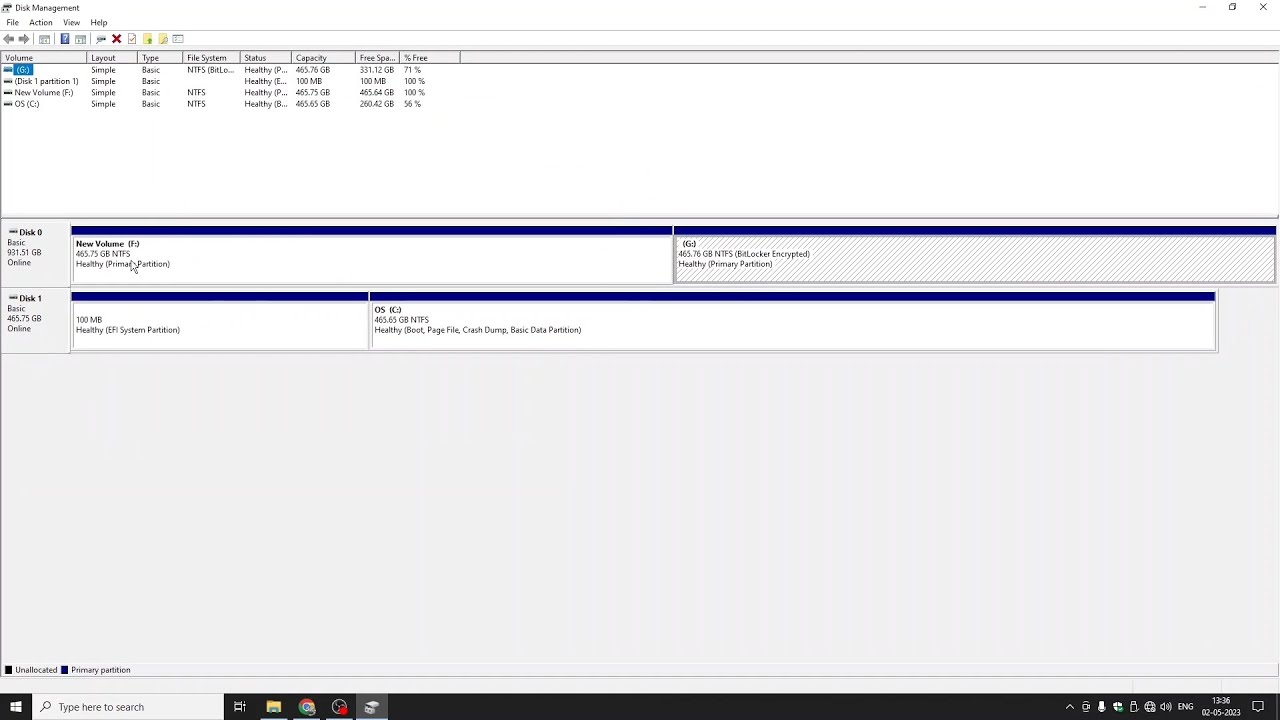 how to create two different drive into one drive, or how to merge two ...