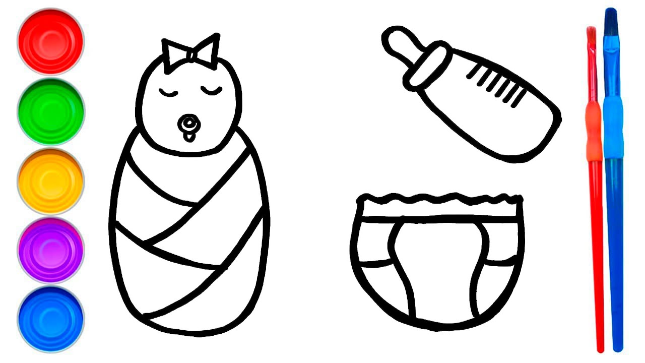 How to draw a Baby | Baby Easy Draw Tutorial - YouTube