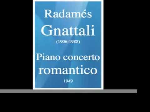 Radamés Gnattali (1906-1988) : Piano concerto romantico (1949) - YouTube