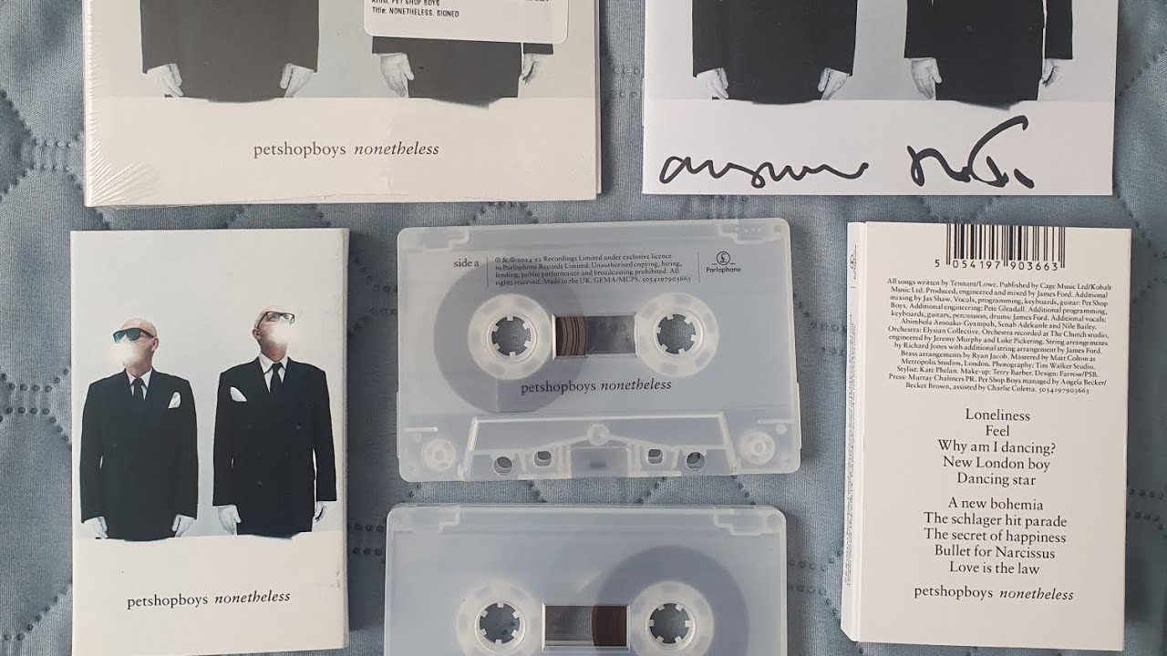Unboxing Pet Shop Boys "Nonetheless" autographed CD and Cassette album ...