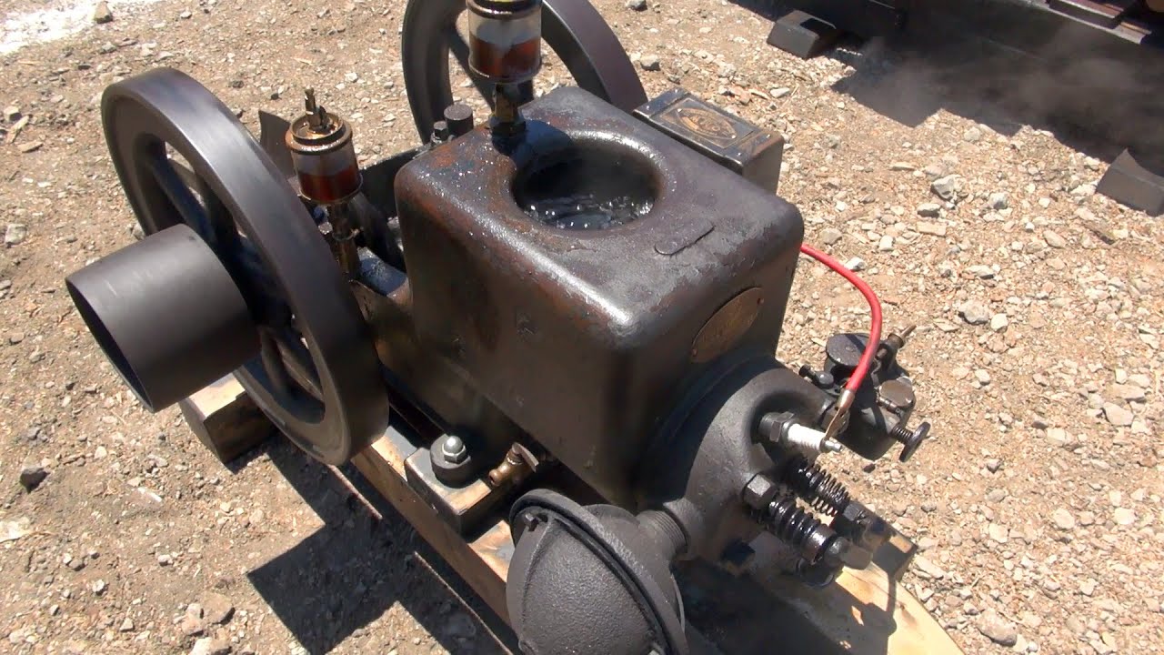 Old Engines in Japan 1930s? MITHUBOSHI Engine 2.5hp - YouTube