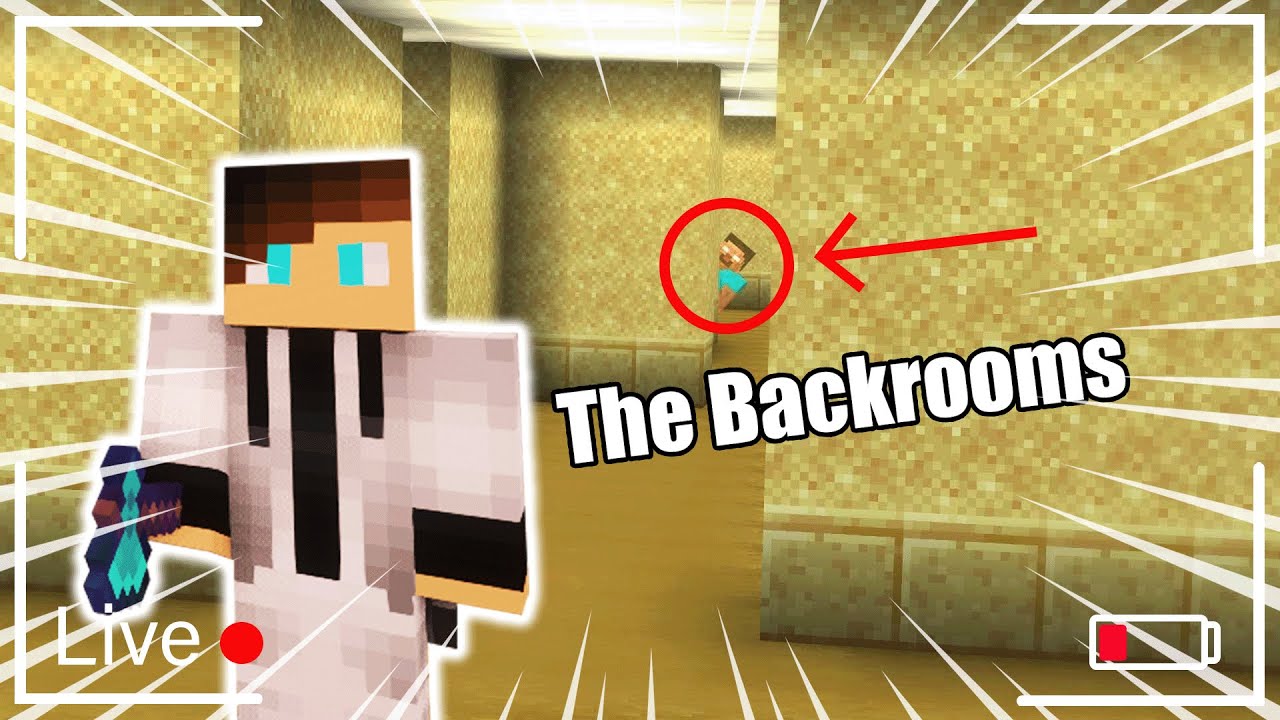 🔴Building The Minecraft Backrooms Live! - YouTube