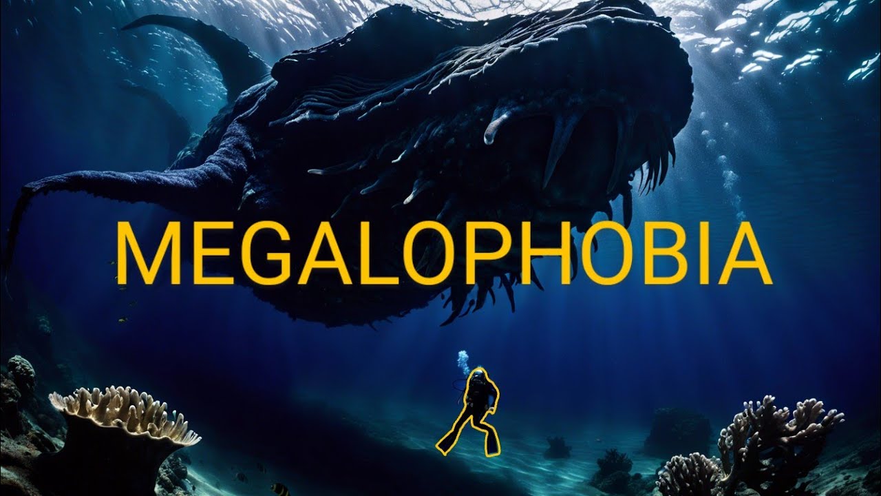 🦈 BIG OCEAN MONSTERS 😰 MEGALOPHOBIA #seamonster #monster #creepycore # ...