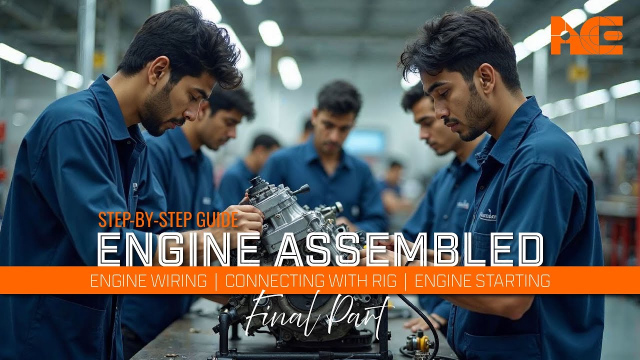 Final Part | Petrol Engine Assembly Guide: Engine Wiring, Connecting with Rig, Starting Engine ...