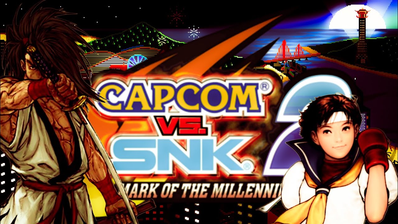 Capcom vs SNK 2- Team SNK Samurai/Team Capcom Highschool mashup (3 on 3 ...