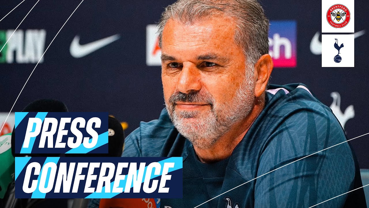 ANGE POSTECOGLOU'S FIRST PREMIER LEAGUE PRESS CONFERENCE // BRENTFORD V ...