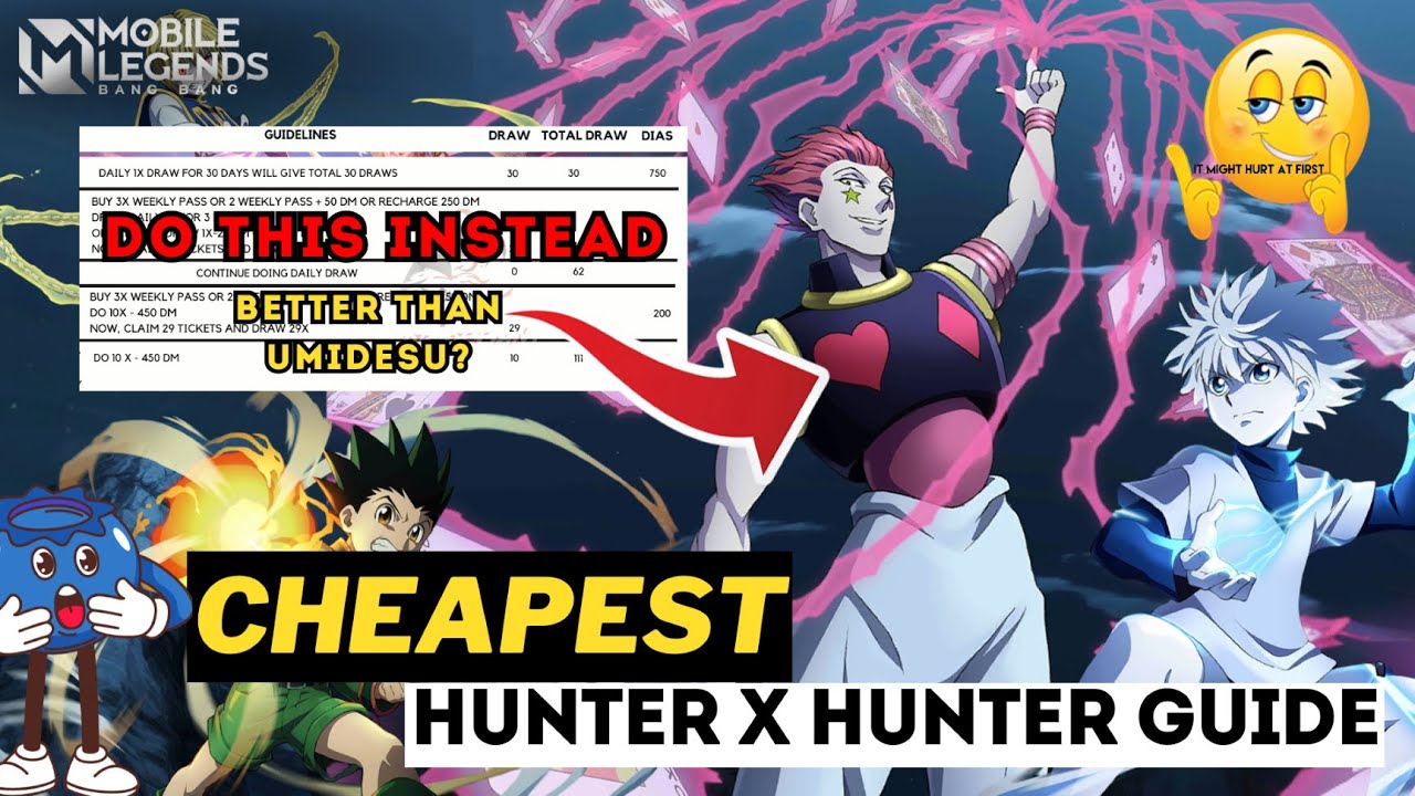 CHEAPEST WAY TO GET HUNTER X HUNTER SKINS | FULL EVENT GUIDE | HUNTER X ...