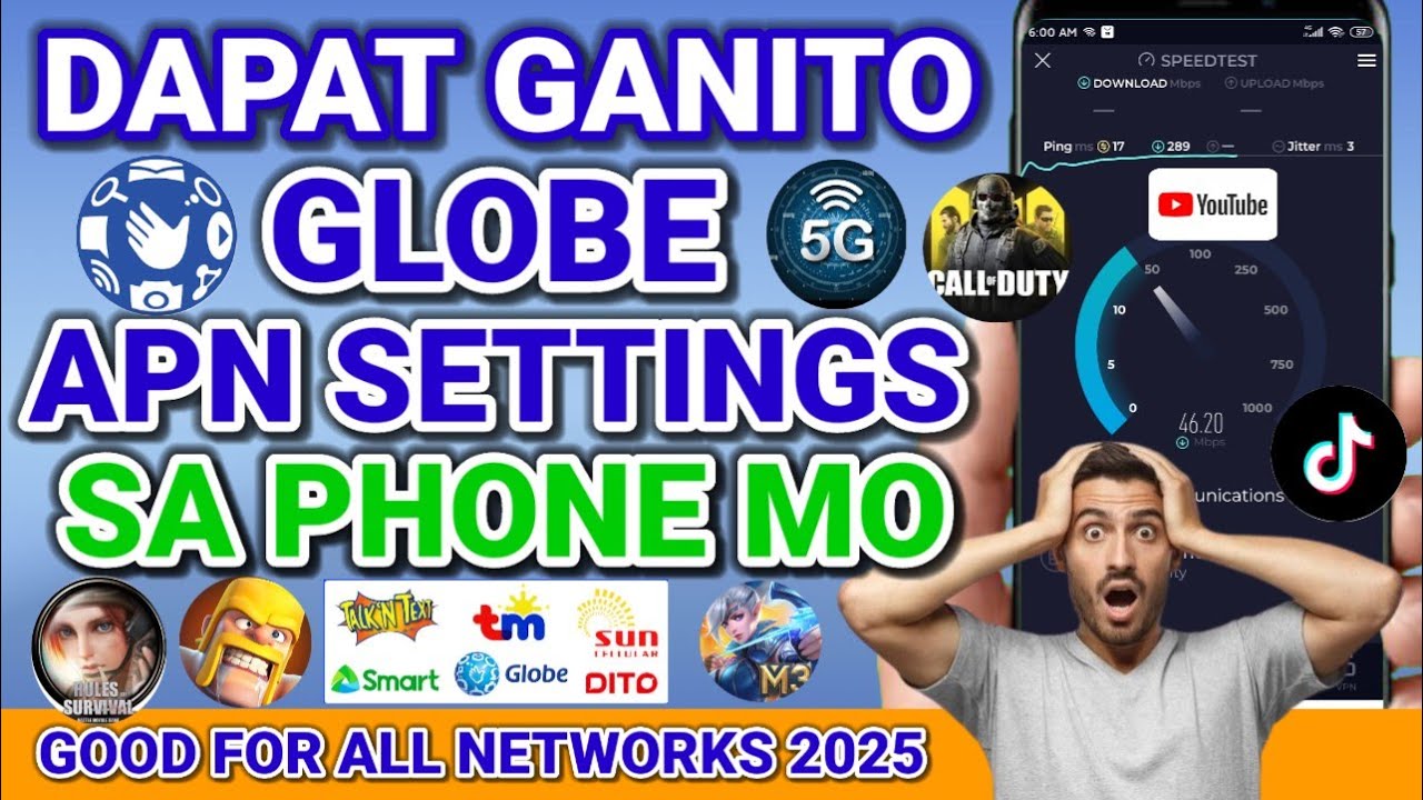 LIFETIME+FAST NEW APN FOR GLOBE SETTINGS 2025 WORKING DITO SIM & ALL ...
