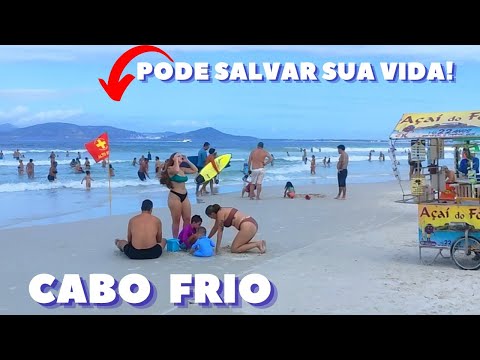 CABO FRIO HOJE 11/04/26 🏖️ PRAIA DO FORTE 🚨 ISSO PODE SALVAR SUA VIDA!!🇧🇷 RJ 