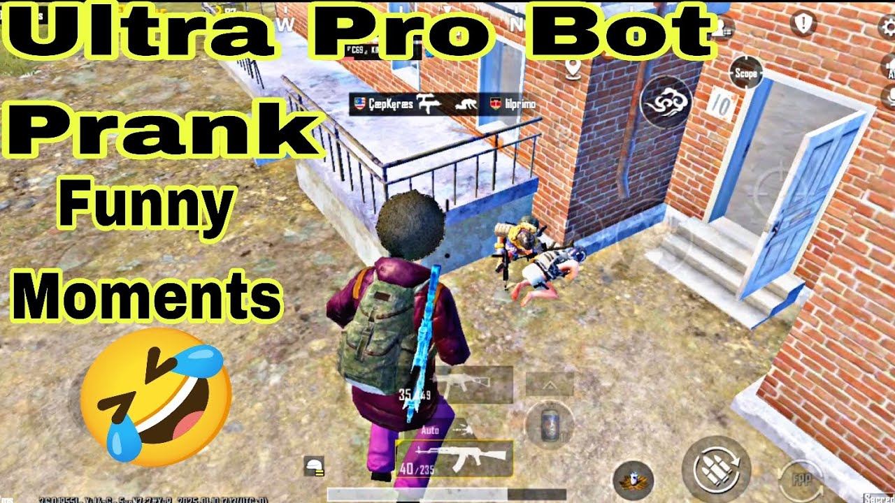 Ultra Pro Bot Prank, Funny Moments 🤣🤣 #pubgmobile #shortsvideo #viralvideo #gaming #funny # ...