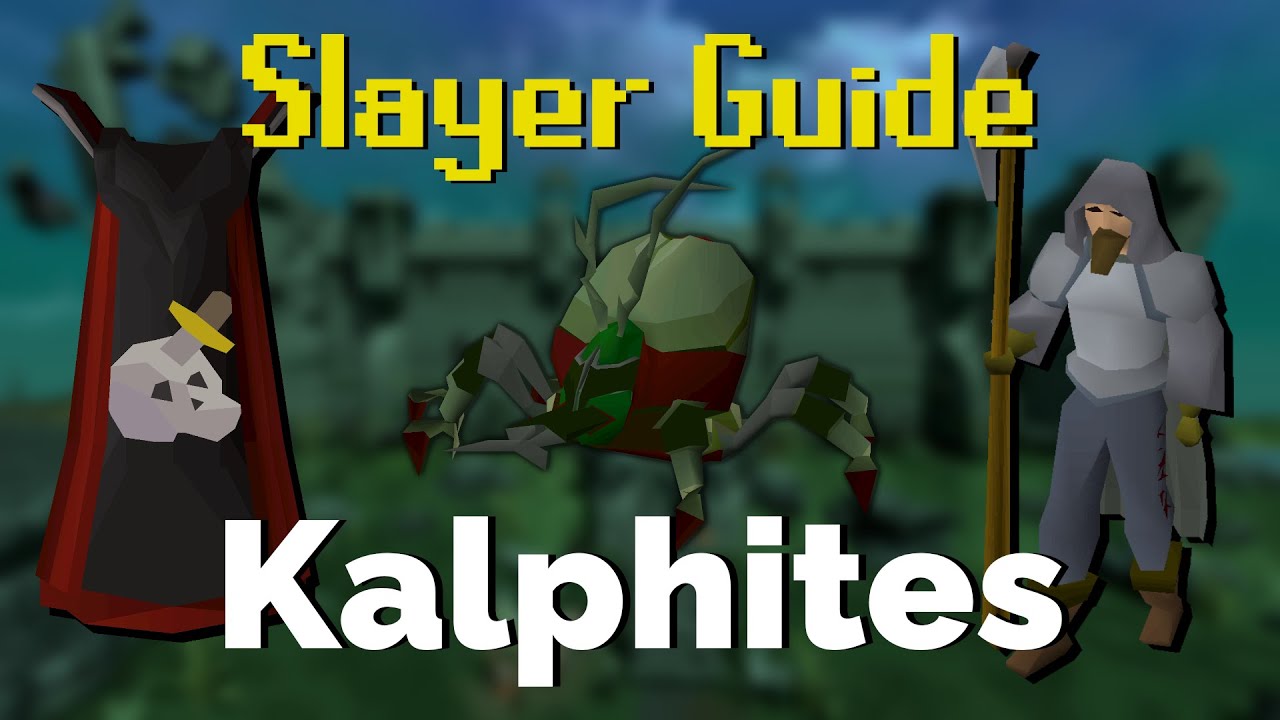 Kalphite Slayer Quick Guide OSRS - YouTube