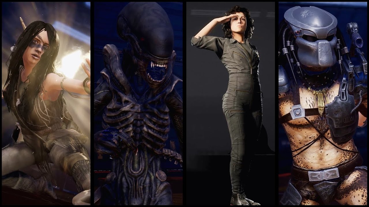 Naru, Alien (Xenomorph), Ellen Ripley, Predator & Weyland-Yutani Stage ...