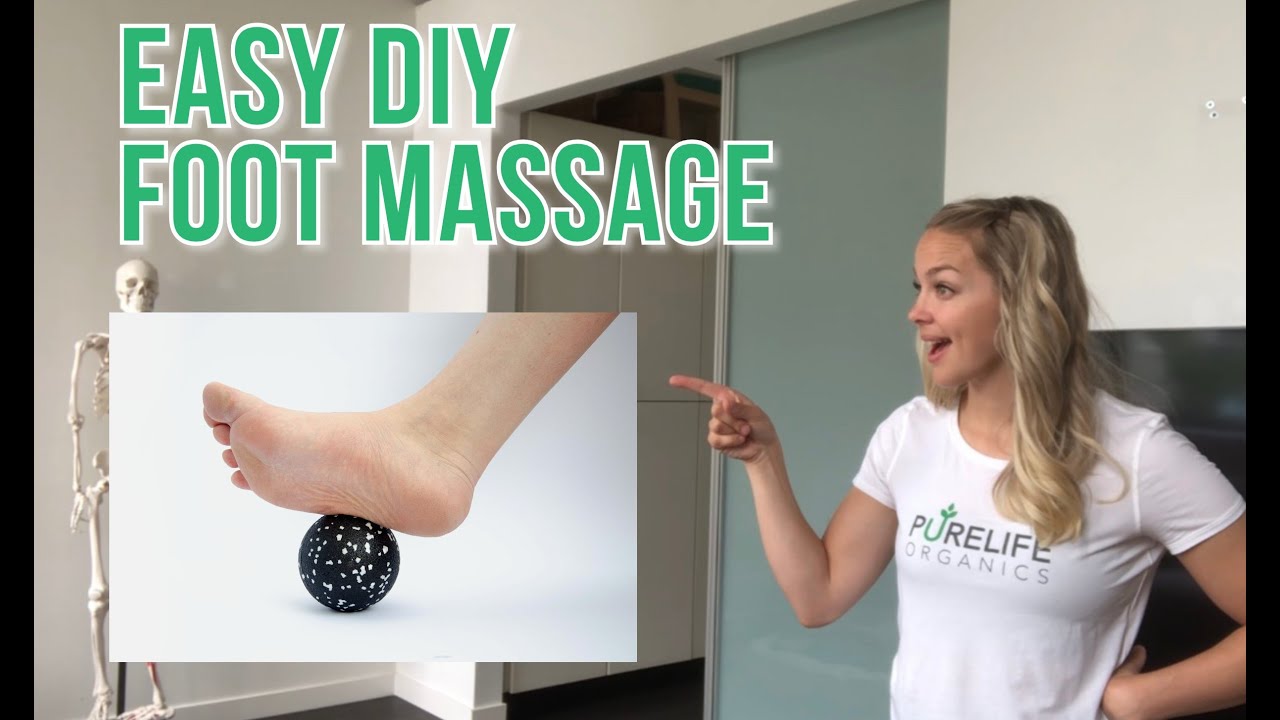 Try This Self-Foot Massage (Easy) - YouTube