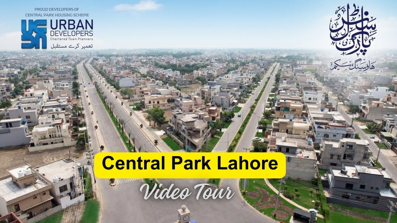 Central Park Housing Scheme Lahore Society Video Tour - YouTube