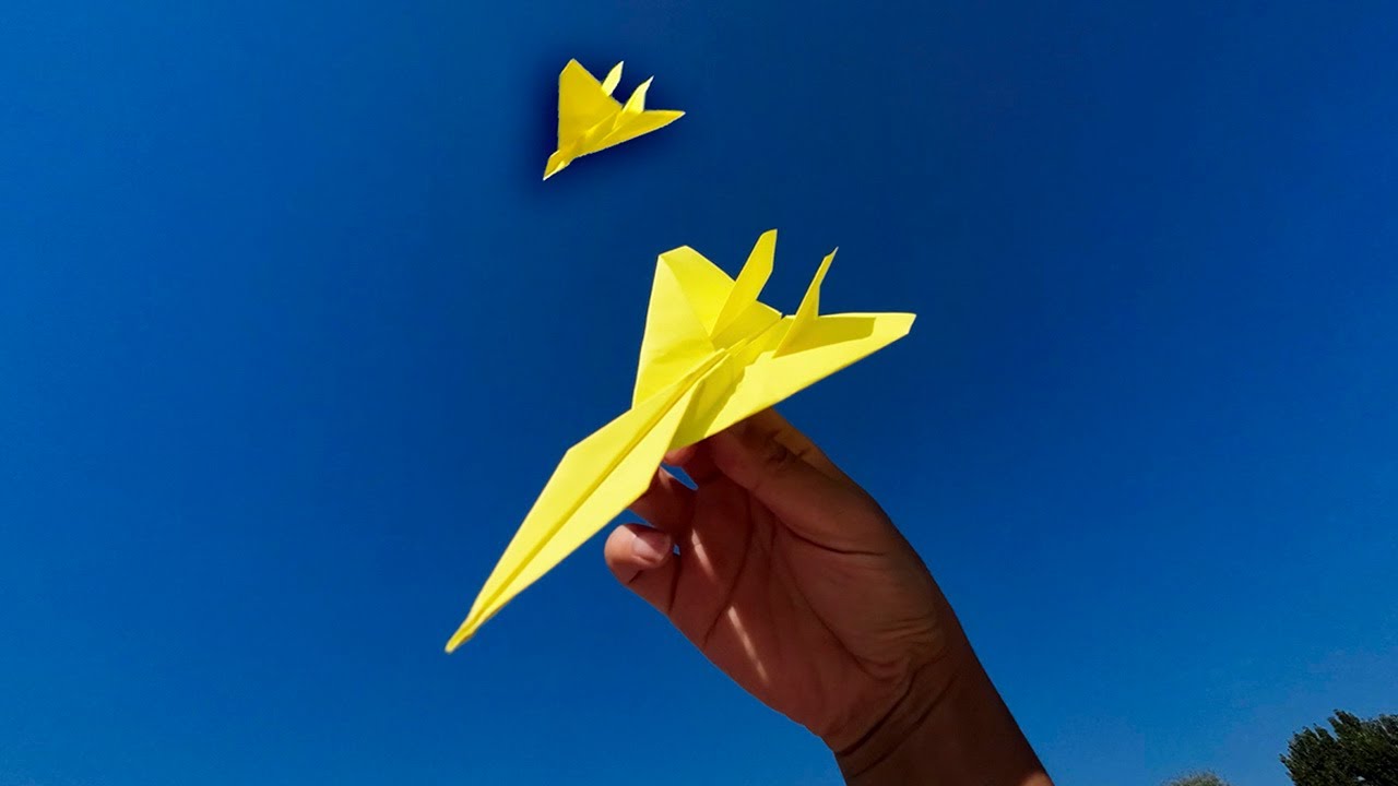 Magically modified net red paper plane, net red cottage J 20！ 【Paper ...