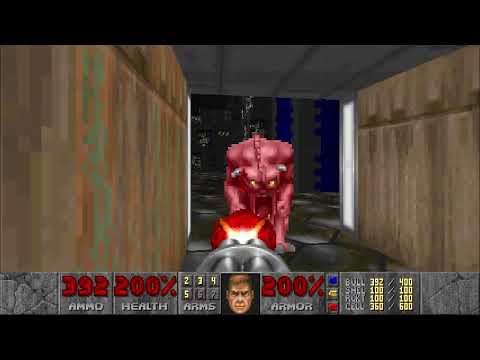 07. Doom 1 - Knee Deep In The Death E1 M6 Central Processing 100% - YouTube