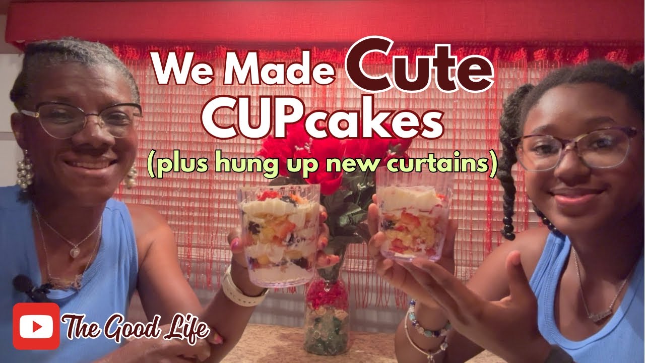 RV Life: We Made Cute 4-Ingredient CUPcakes (plus hung up new curtains ...