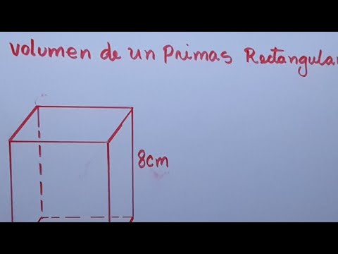 VOLUMEN DE UN PRISMA RECTANGULAR - YouTube