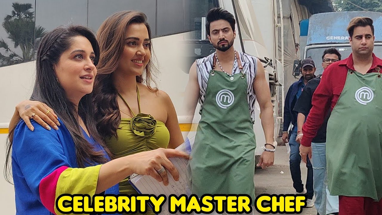 Dipika Kakar Tejasswi Prakash Mr Faisu And Rajiv Adatia Hurrying For Celebrity Master Chef Shoot ...
