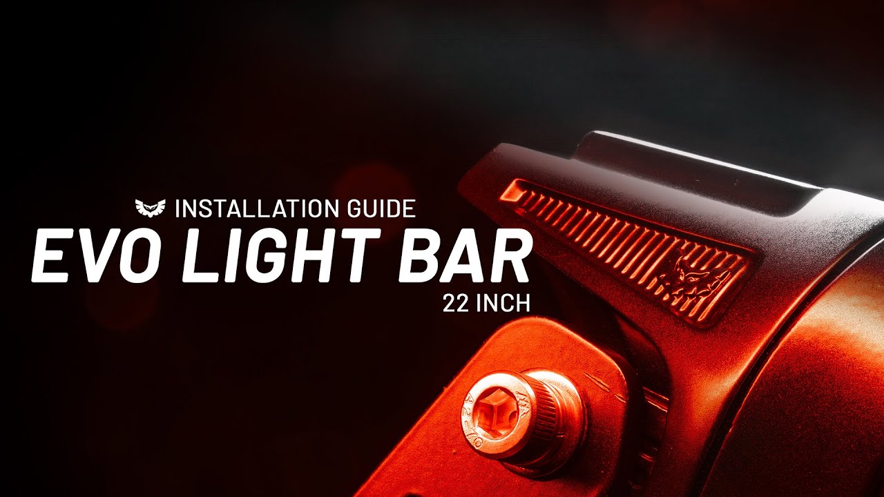Installation Guide | EVO Light Bar - YouTube