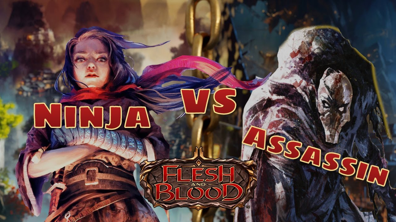 Ninja VS Assassin Blitz. Outsiders Flesh and Blood TCG - YouTube