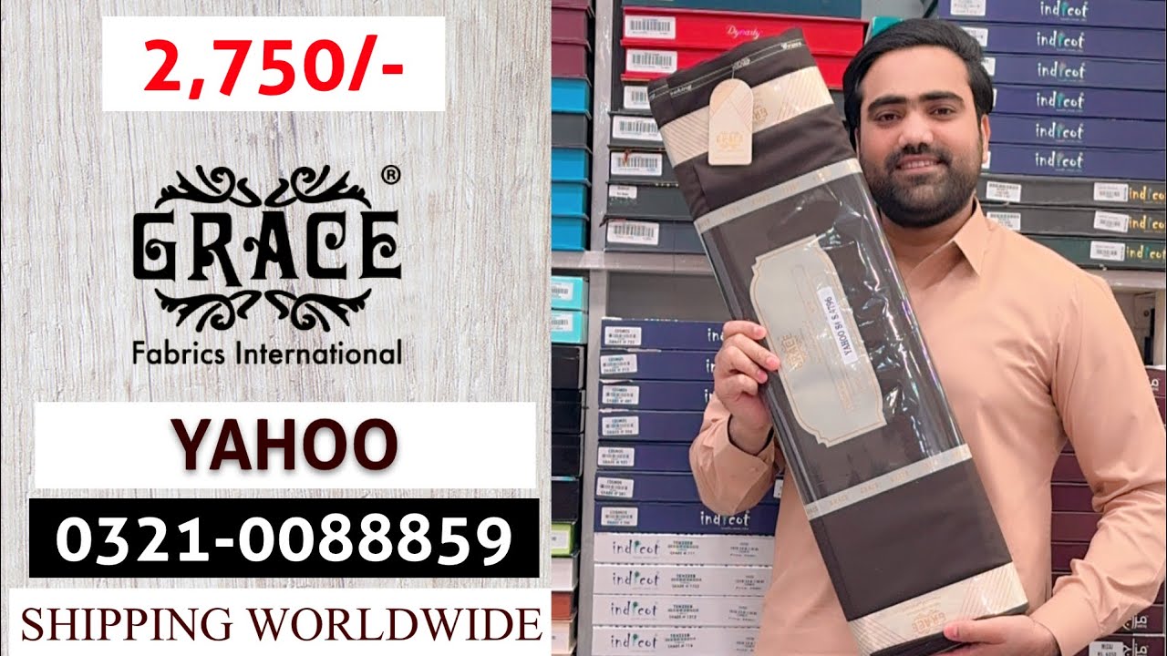 GRACE || YAHOO || WINTER SERIES || PRICE : 2,750/- ORDER NOW ️ 📞0321-0088859 NASIR FABRICS LHR ...