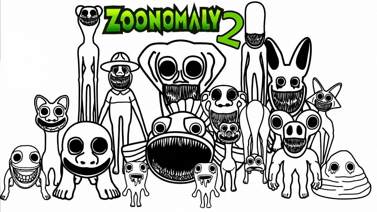 How to color All Bosses and Monsters from Zoonomaly 2 / Zoonomaly ...