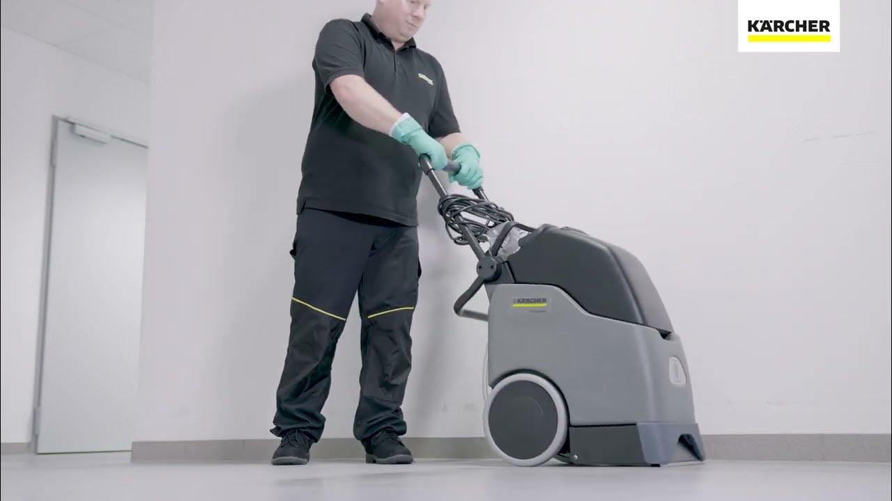 Как использовать аппарат для чистки ковров Karcher BRC 30 15 C - YouTube