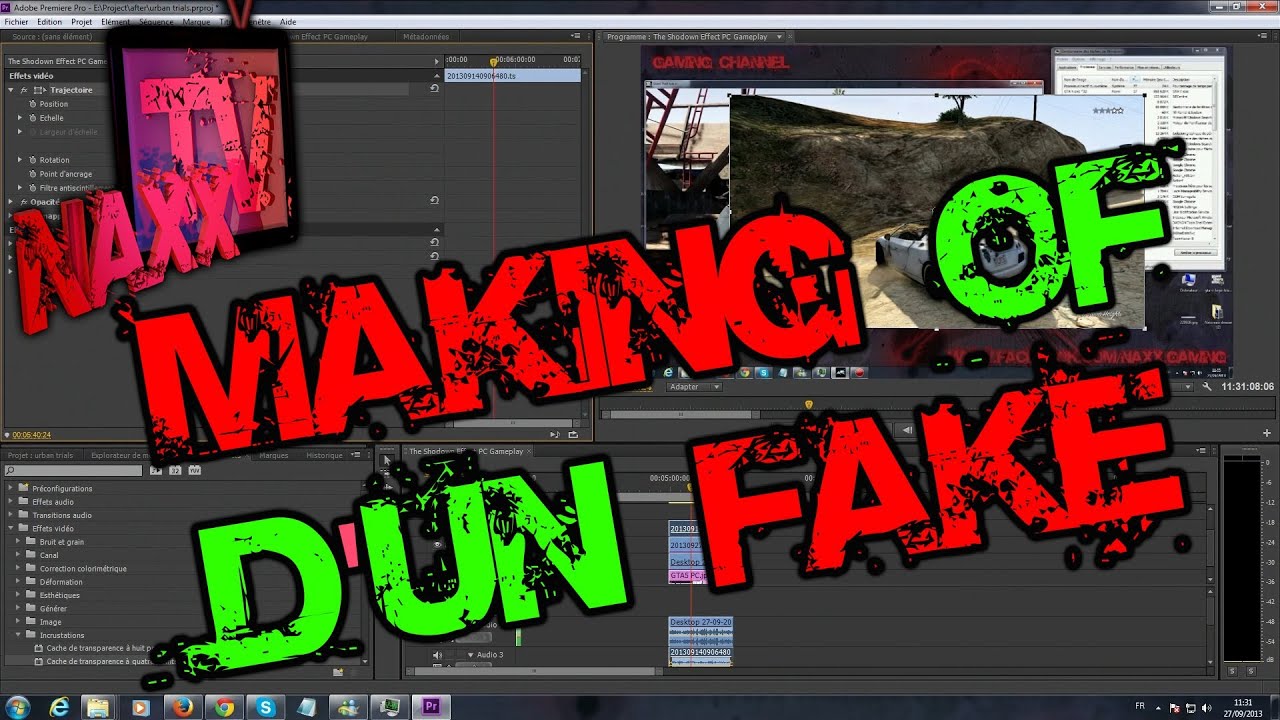 Making Of Fake GTA V Pc - YouTube