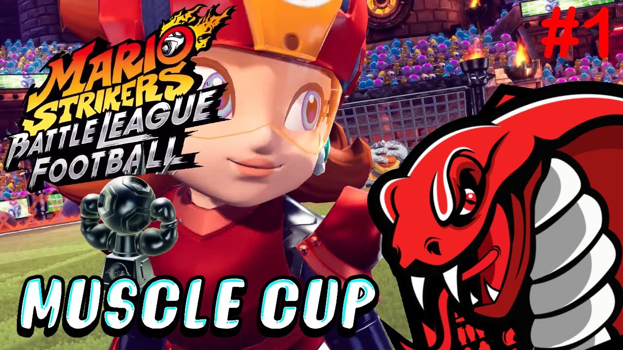Mario Strikers Battle League Football - Muscle Cup vs Raiders - YouTube