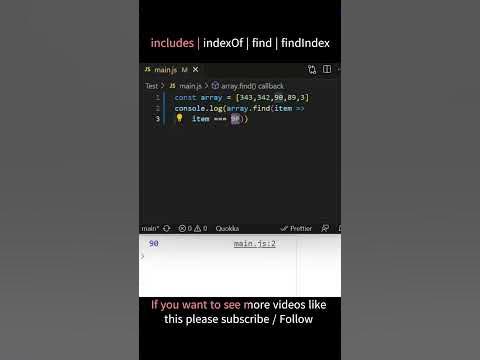 Which one is your favourite to check an element is present in array or not #shorts #javascript ...