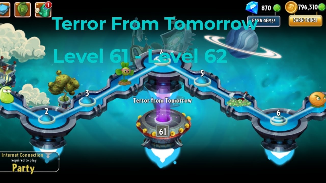 Plants Vs Zombies 2 : Terror From Tomorrow (Far Future) - Level 61 to ...