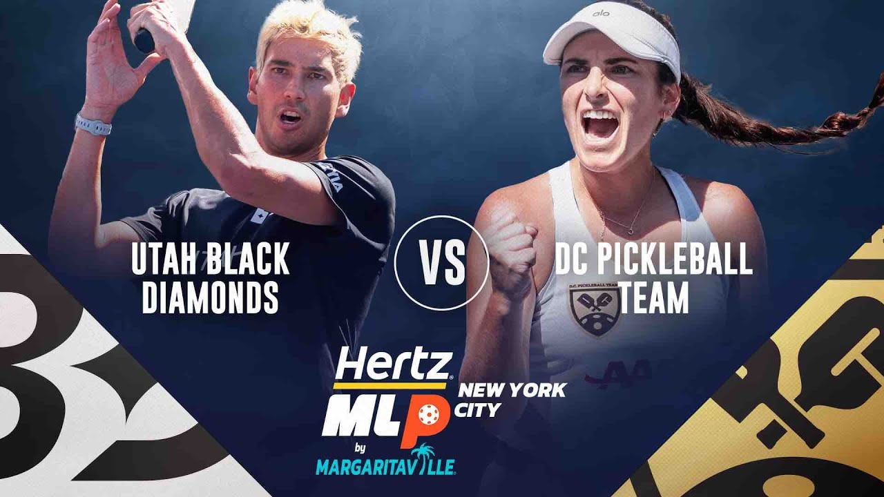 Utah Black Diamonds vs. D.C. Pickleball Team | Premier Level | Hertz ...