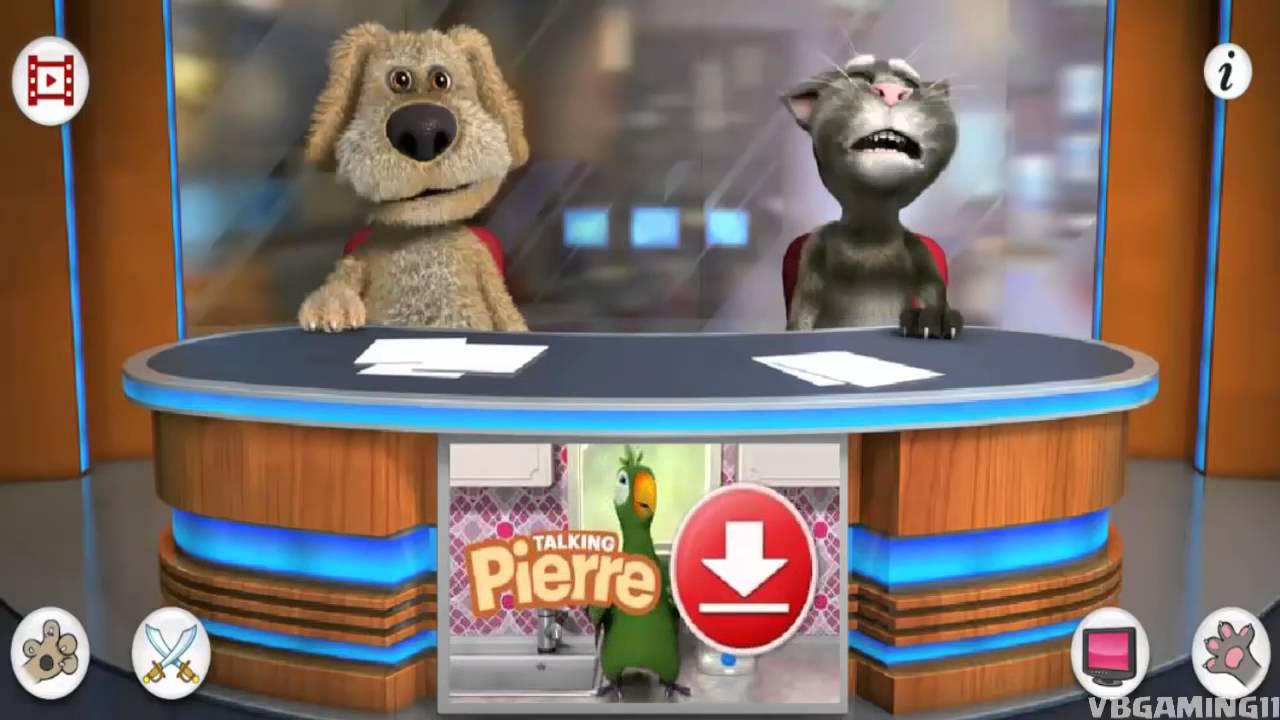 Talking Pierre the Parrot Talking Tom and Friends All Characters Angela ...