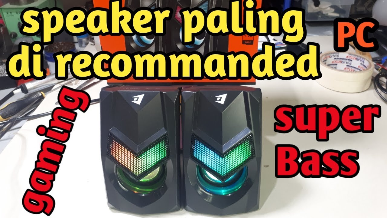 unboxing & review speaker gaming s3 jertech rival audio multimedia RGB ...