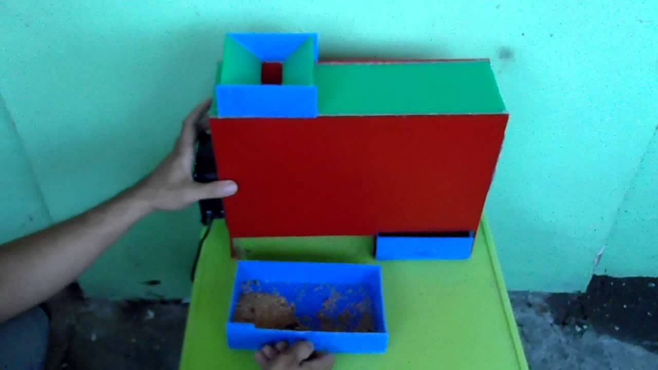 Home made seed cleaner - YouTube