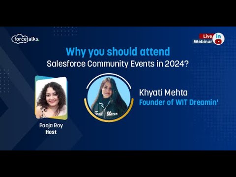 Why should you attend Salesforce Community Events? | Salesforce Events ...