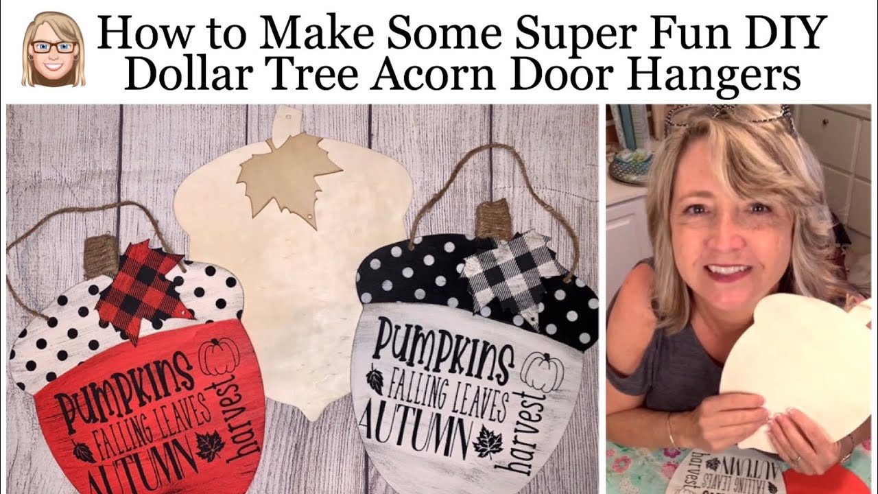 Autumn Dollar Tree Acorn Signs | Magnolia Design Co | Magnolia Design ...