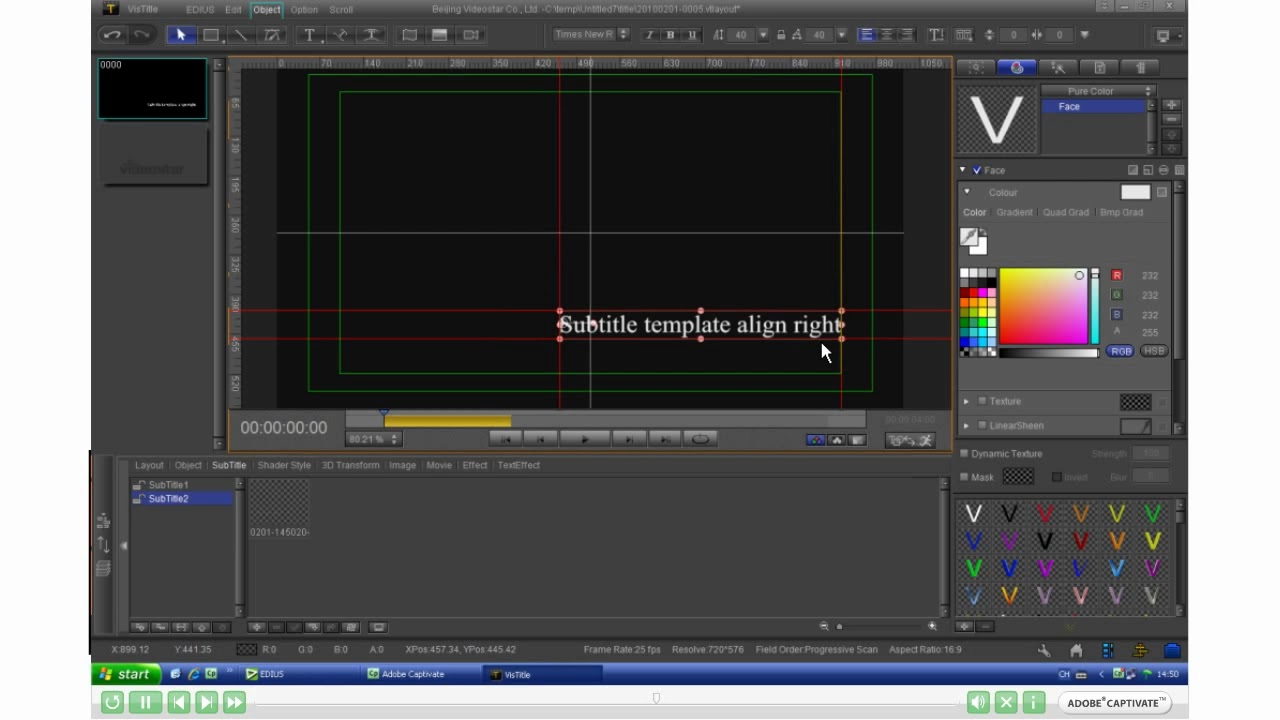 1 Create Subtitle Template - YouTube