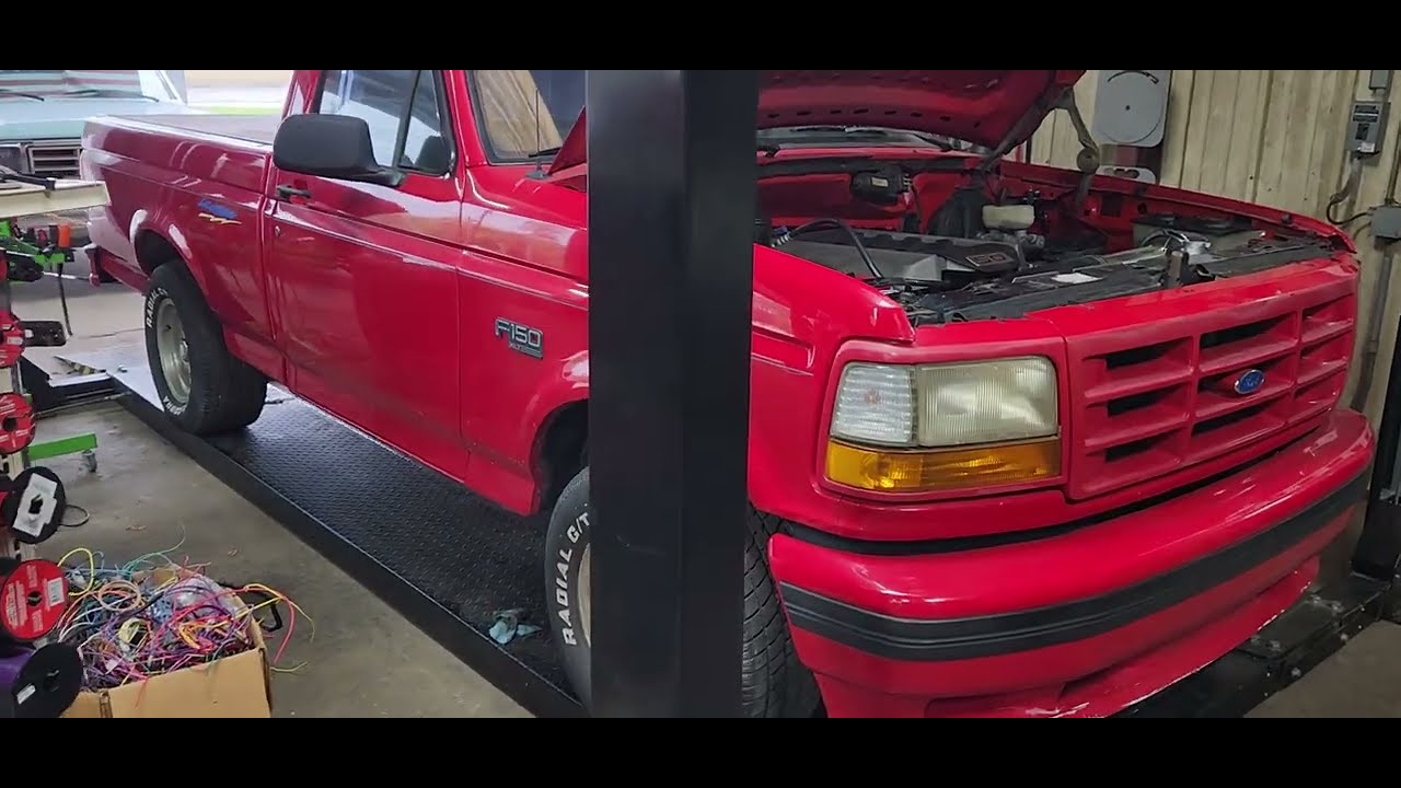 Gen 1 Lightning with Gen 2 Coyote first start. Alot more parts on the ...