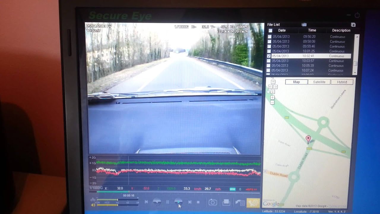 Vehicle Accident Recorder Camera footage from Trailervision.ie - YouTube