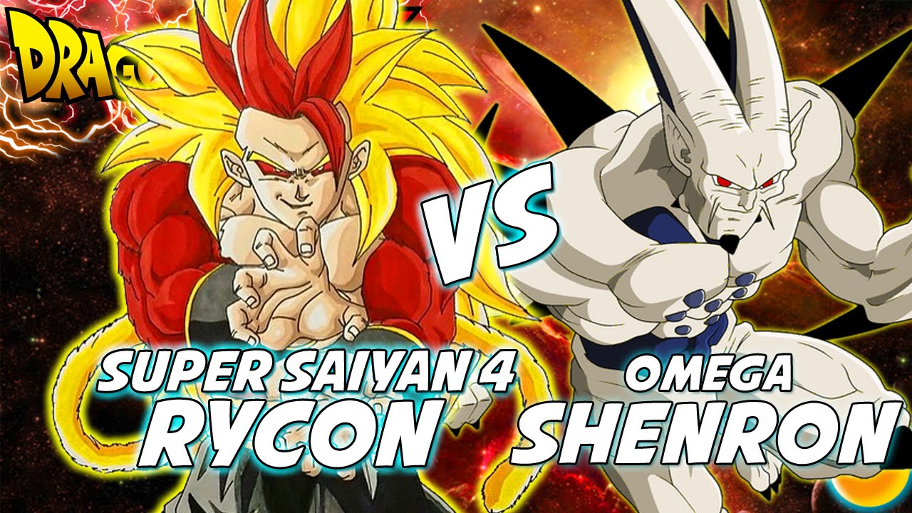 SSJ4 Rycon Vs Omega Shenron - YouTube