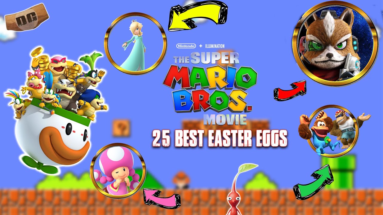 Super Mario Bros Movie 25 BEST Easter Eggs - YouTube