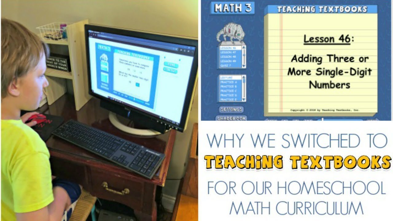 WHY WE SWITCHED TO TEACHING TEXTBOOKS 3.0 | HOMESCHOOL MATH CURRICULUM ...